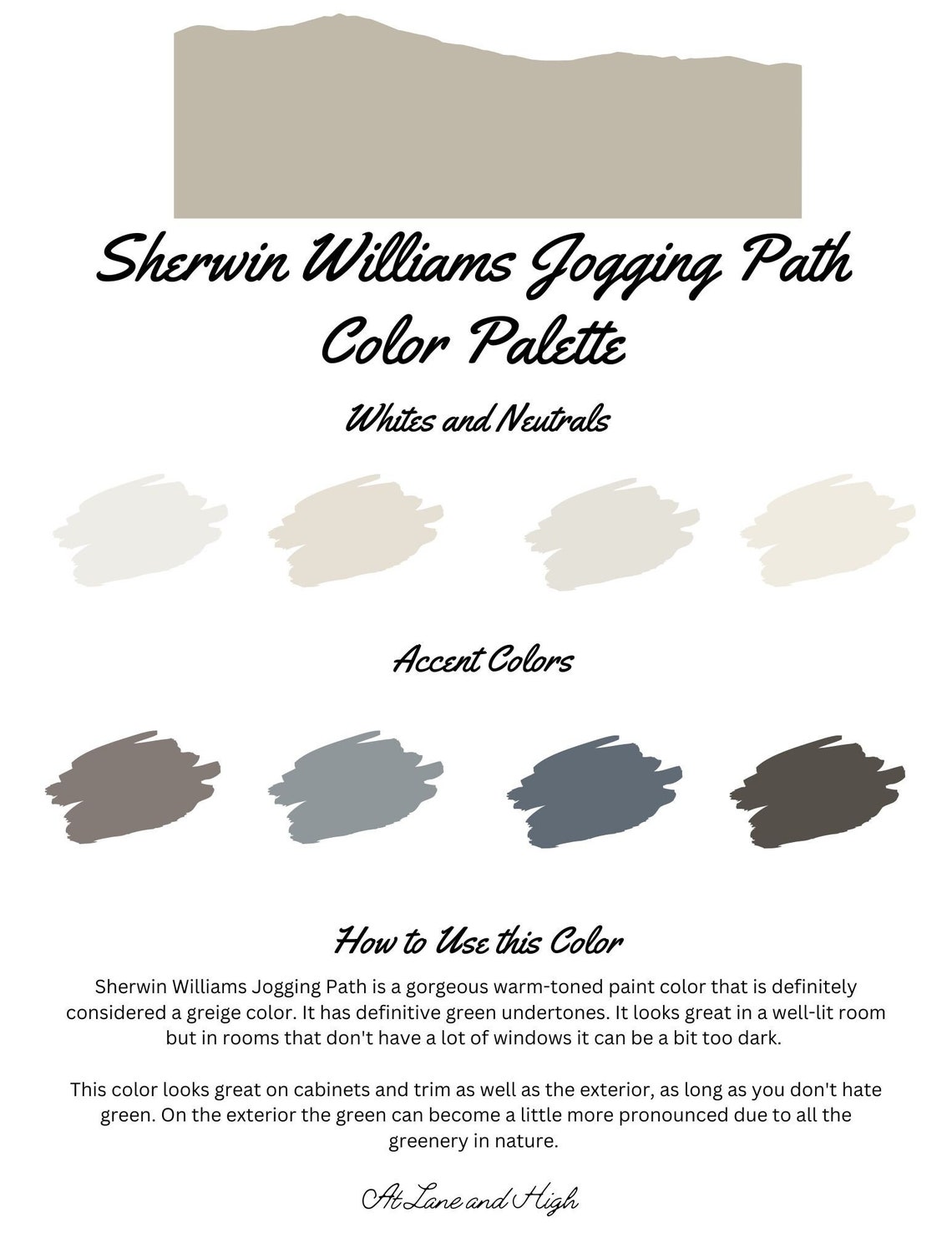 Jogging Path by Sherwin Williams Whole Home Color Palette - Interior ...