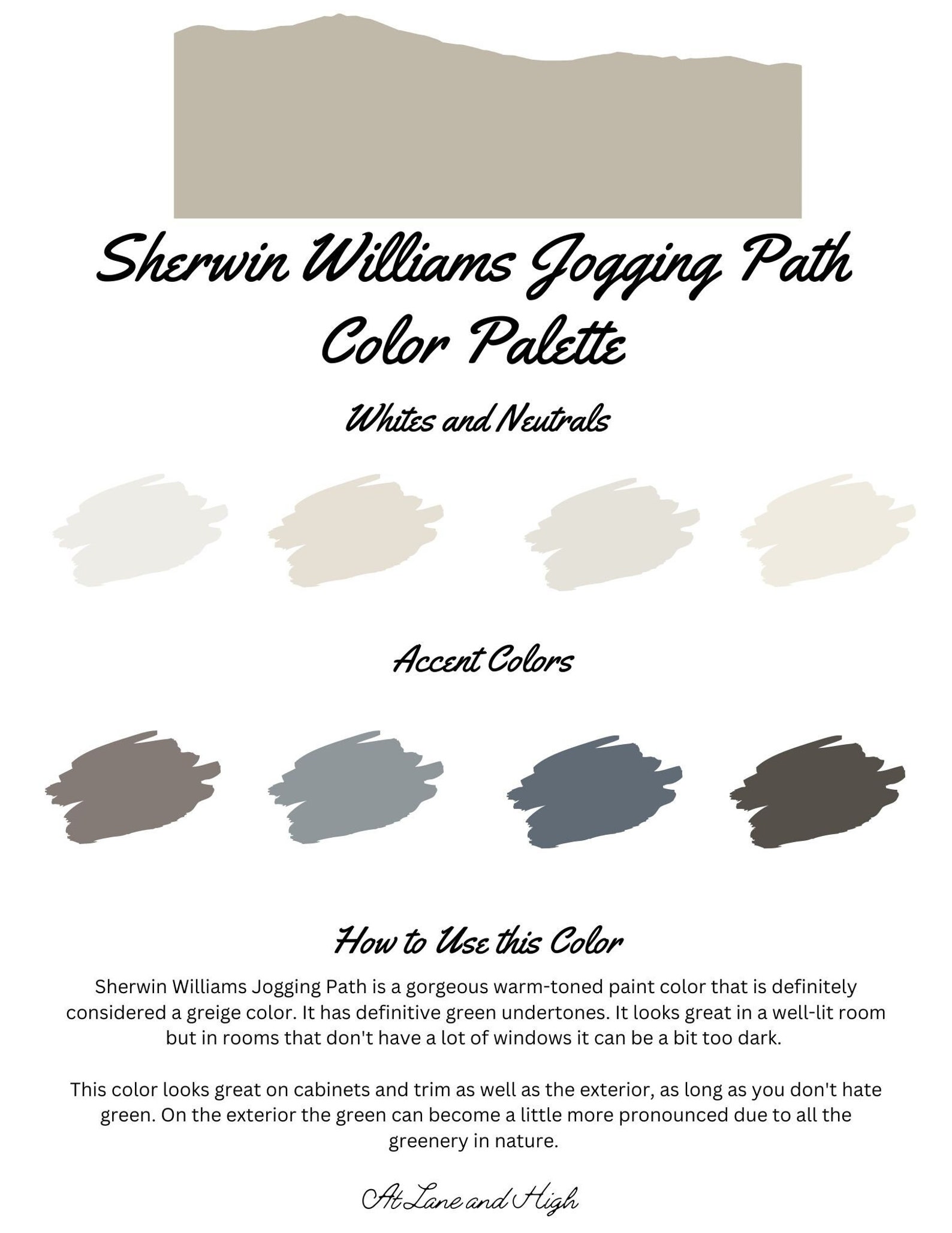 Jogging Path by Sherwin Williams Whole Home Color Palette - Interior ...