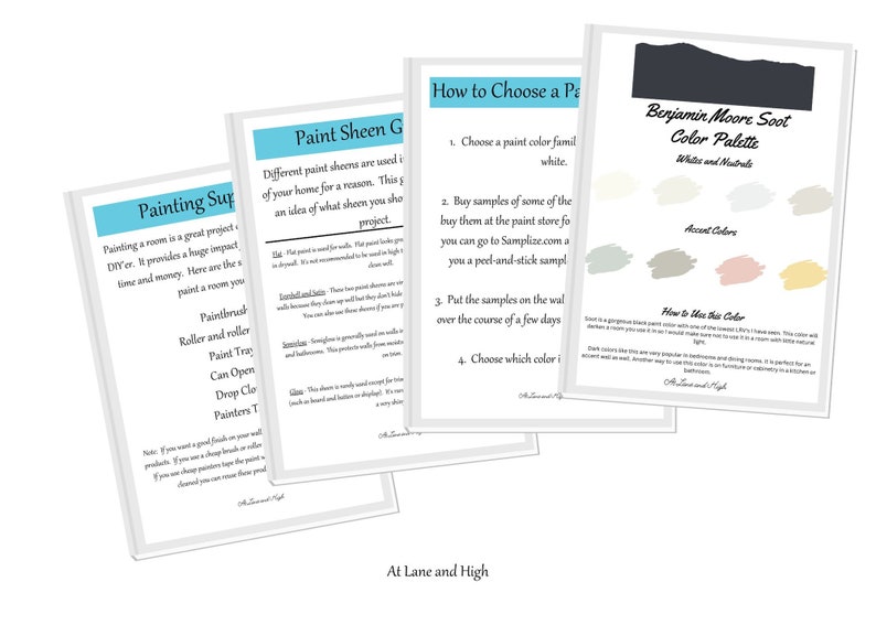 Soot by Benjamin Moore Whole Home Color Palette - Interior Paint ...