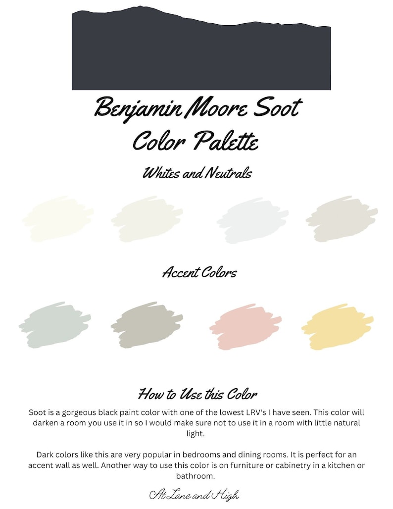 Soot by Benjamin Moore Whole Home Color Palette - Interior Paint ...