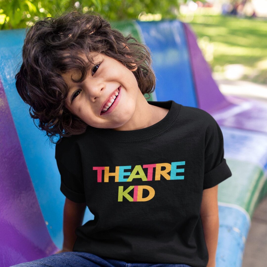 Theatre Kid T-shirt, Multicolor Kids Shirt, Child Theater Shirt, Gender ...