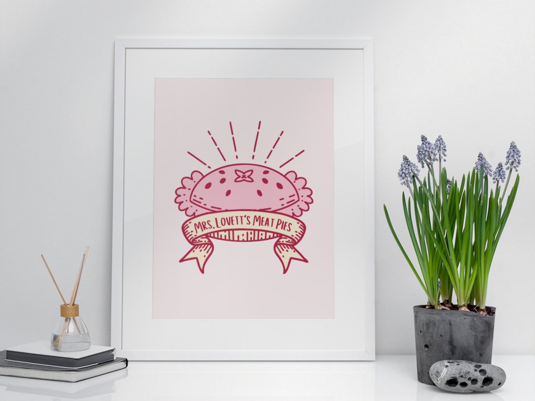 Mrs. Lovett's Meat Pies Poster, Sweeney Todd Poster, Musical Theatre ...