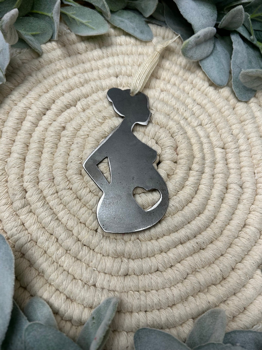 Pregnancy Metal Ornament - Etsy