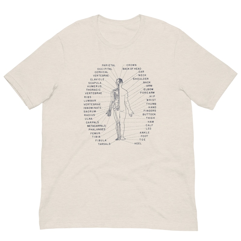 Human Anatomy Graphic Tee - Etsy