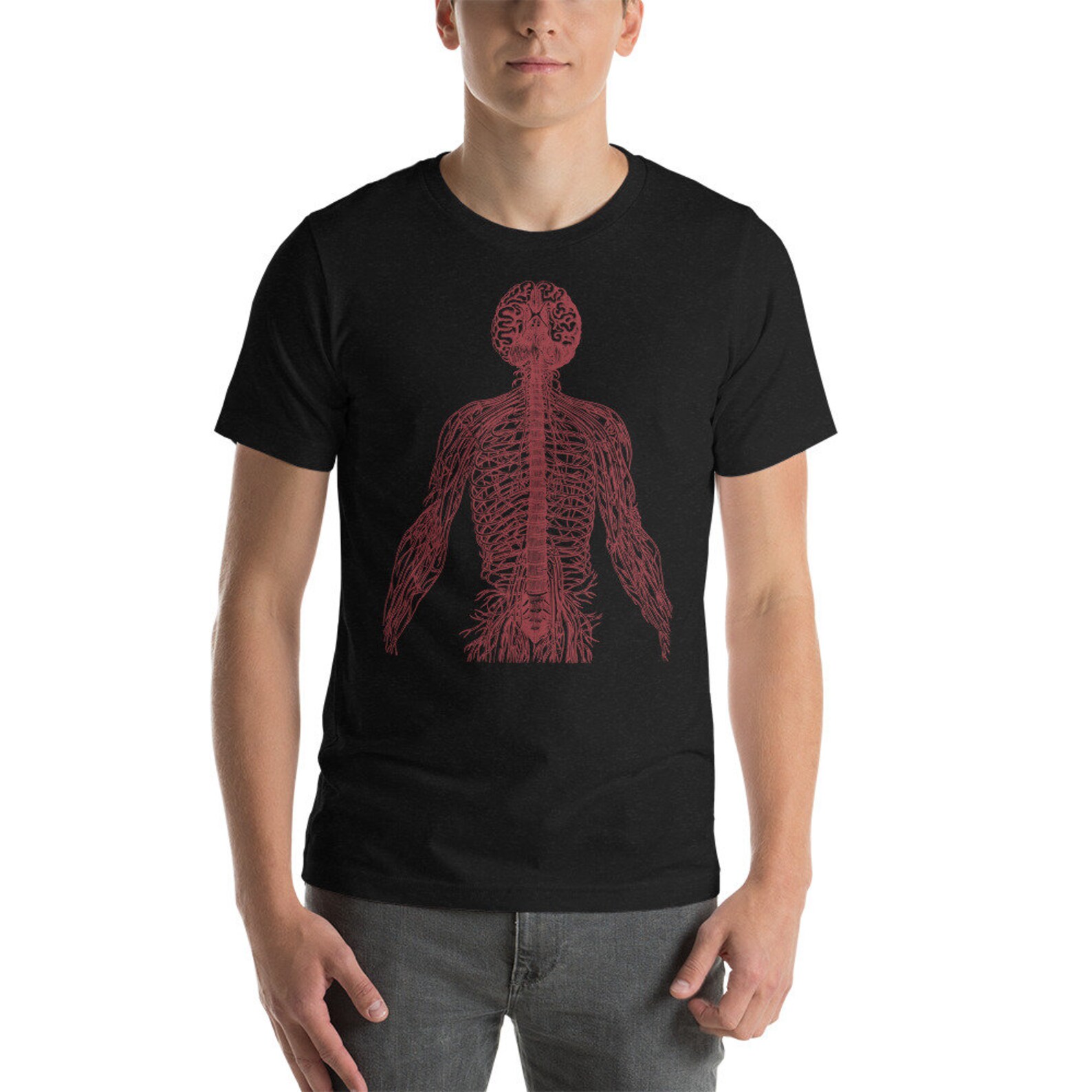 Map of Brain and Nerves by Descartes Graphic Tee Vintage Graphic - Etsy
