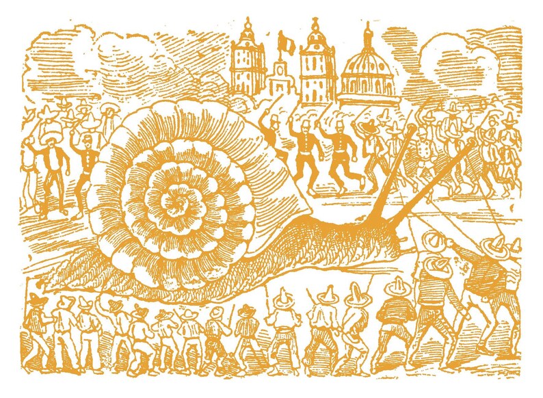 GIANT SNAIL in Street Scene Graphic Tee W/ Vintage Illustration ...