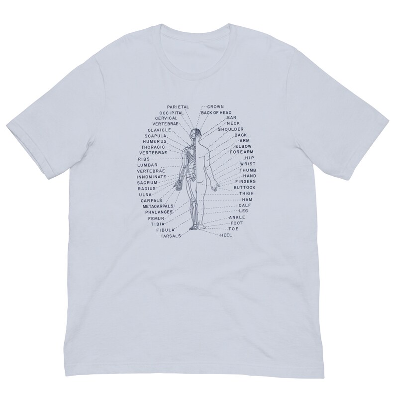Human Anatomy Graphic Tee - Etsy