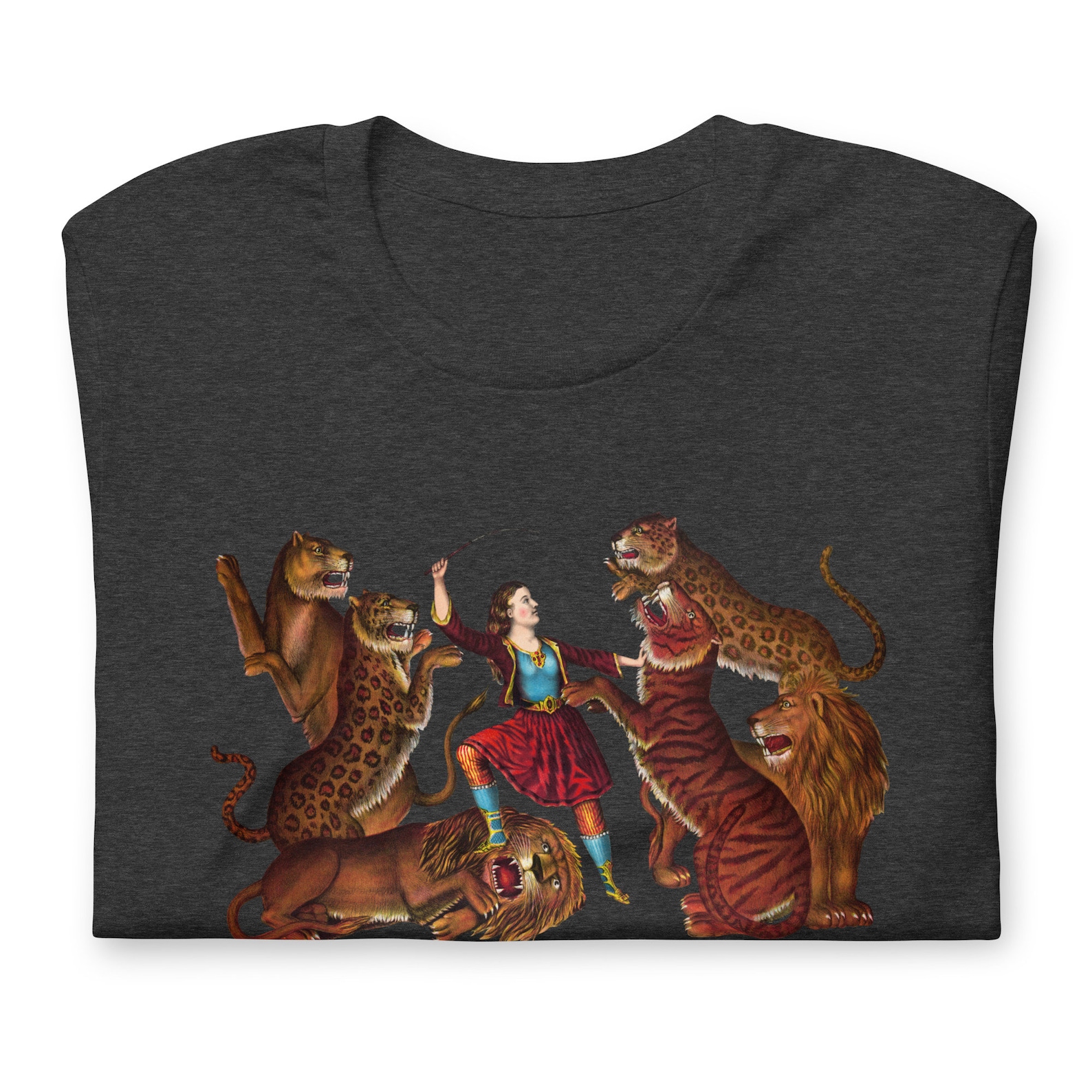 Female Lion Tamer Vintage Circus Image Graphic Tee - Etsy
