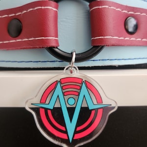 MTO Hazbin Hotel Vox Voxtek Leather Collar fan Made - Etsy