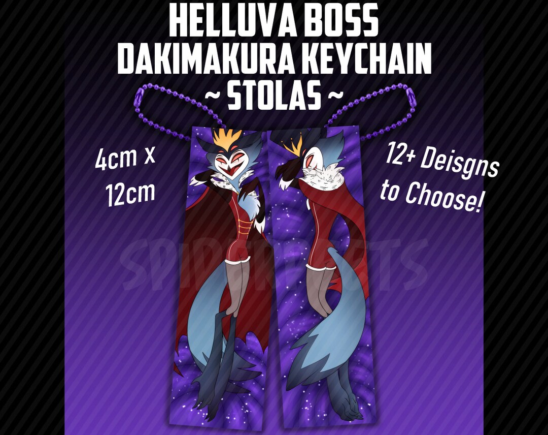 Helluva Boss Stolas Dakimakura Keychain MADE TO ORDER - Etsy