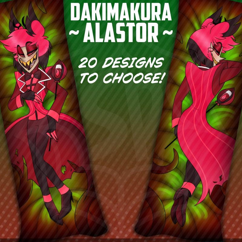 Hazbin Hotel Body Pillow Alastor - Etsy