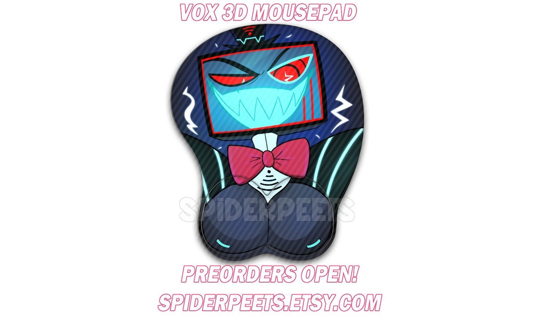 Hazbin Hotel Vox 3D Mousepad PREORDER - Etsy