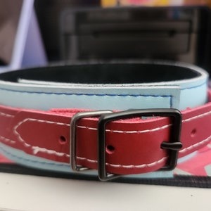 MTO Hazbin Hotel Vox Voxtek Leather Collar fan Made - Etsy