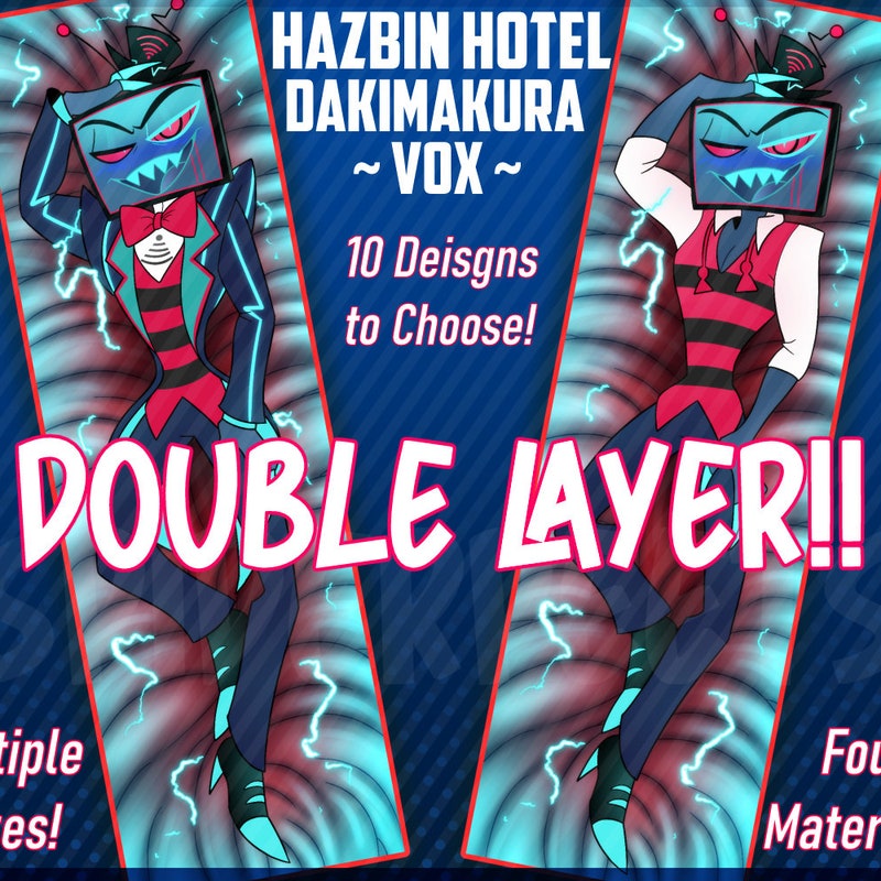 Hazbin Hotel Vox Body Pillow - Etsy