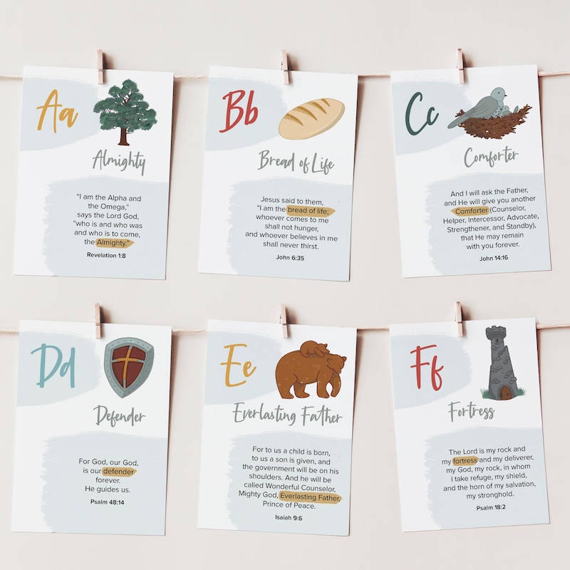 Abc Bible Verse - Etsy