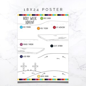 Holy Week Advent, Resurrection Easter Story, Holy Week Advent Instant ...