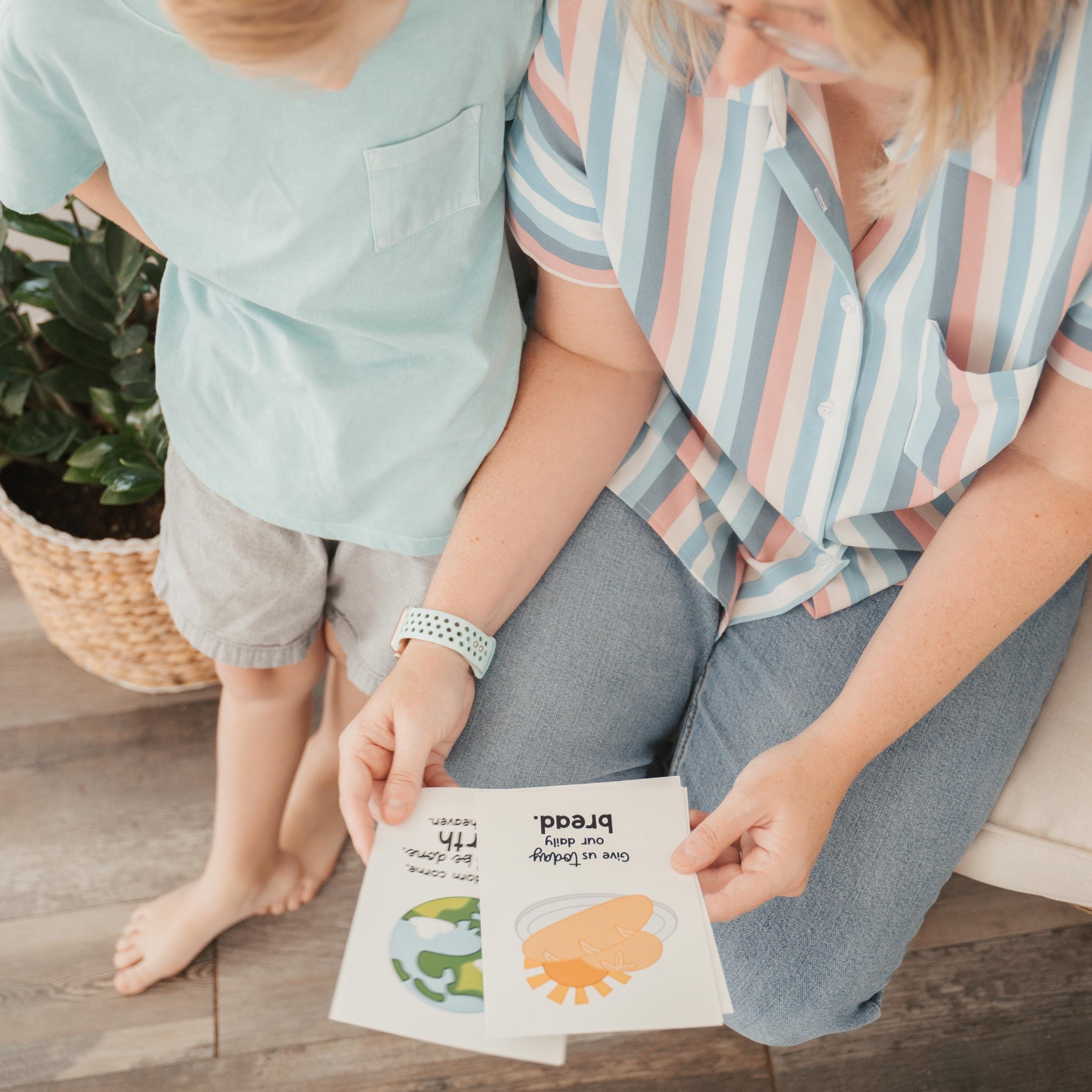 Lord's Prayer Flashcards | Christian Scripture Learning (digital ...