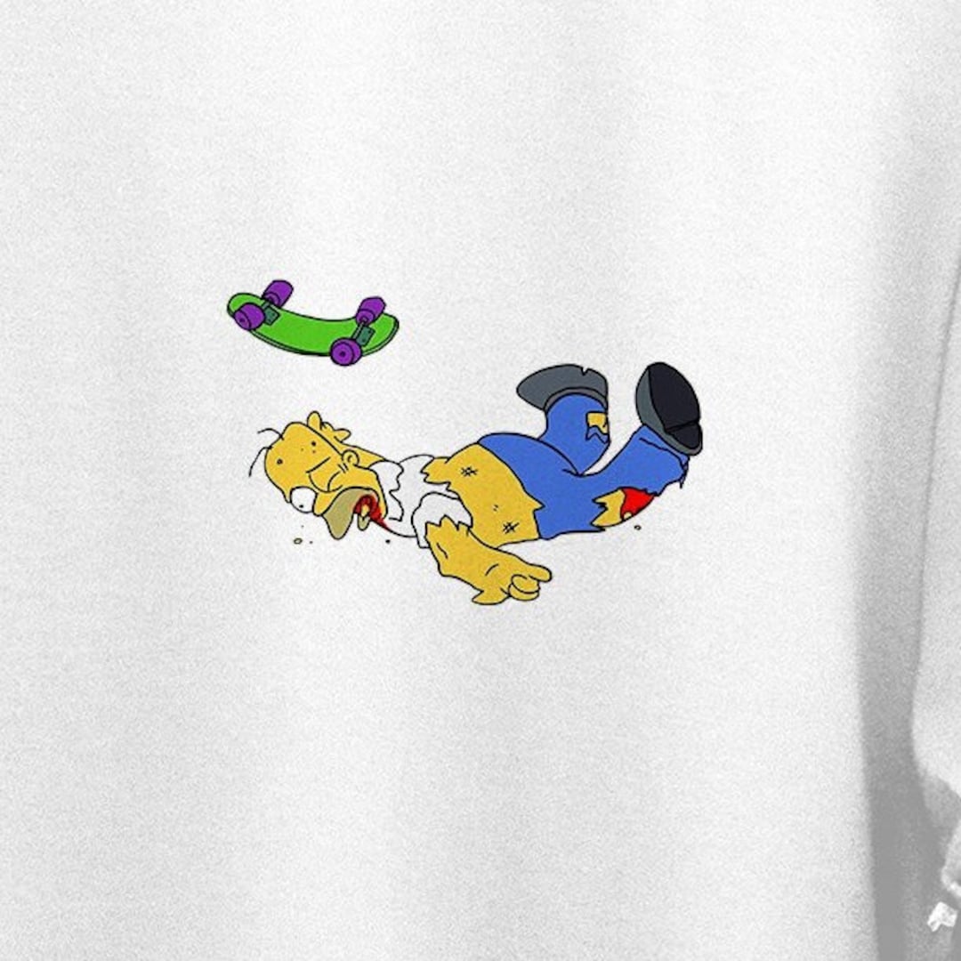 Simpsons Themed Shirt 'homer Jumps the Gorge' Fan Unisex Softstyle T ...