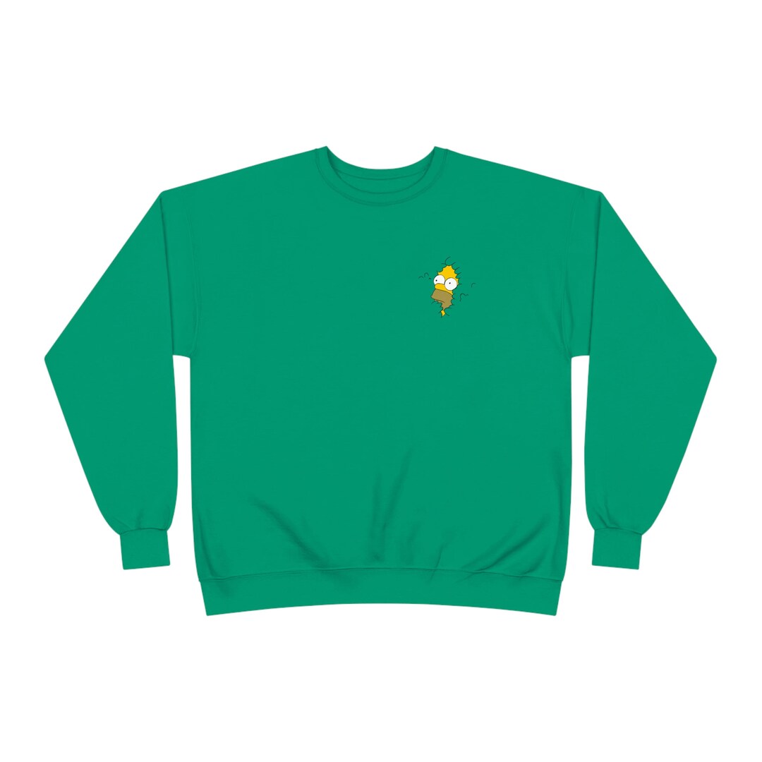 The Simpsons Themed Homer in Bush Unisex Heavy Blend Crewneck ...