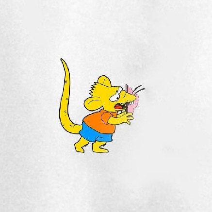 The Simpsons Themed Shirt 'ratboy' Fan Unisex T-shirt Unisex Ultra ...