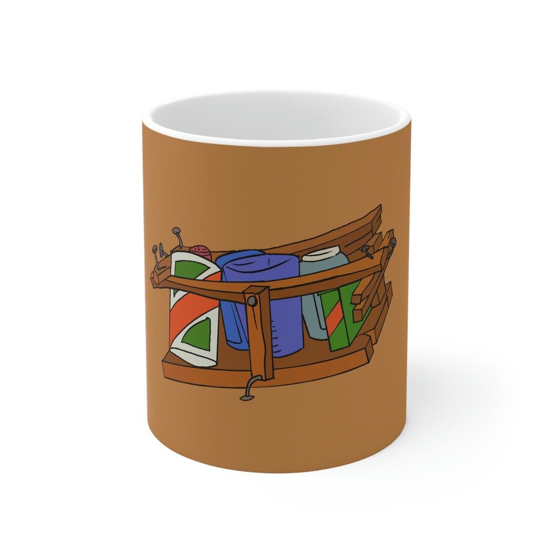 The Simpsons Themed Spice Rack Mug 11ozsimpsons-themed Bespoke Bart ...