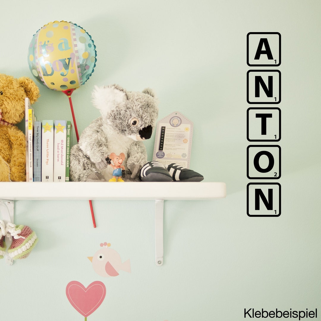 Scrabble Letter Stickers - Wall Decal - Etsy