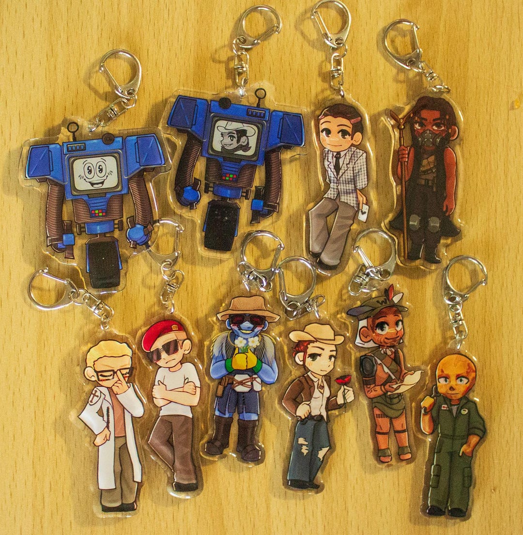 Fallout New Vegas Acrylic Charms - Etsy