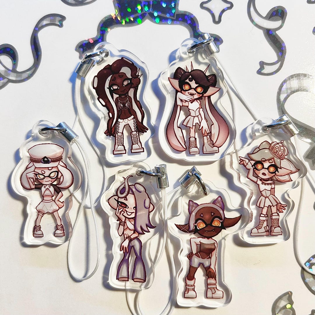 Splatoon Final Fest Idol Mini/phone Charms - Etsy