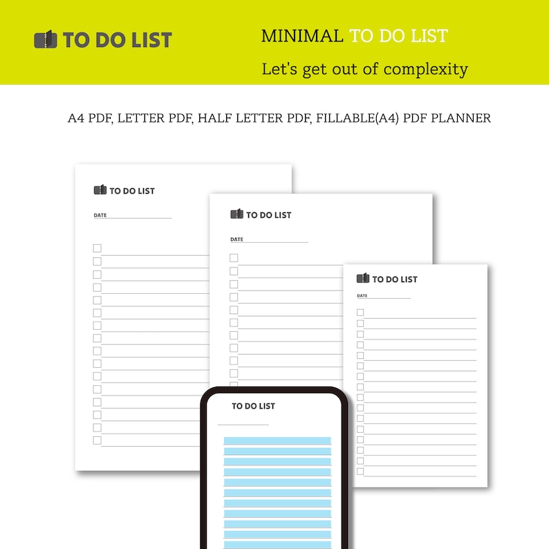 Planner Printable, Daily to Do List, Productivity Planner, Daily ...