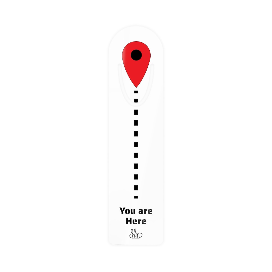 You Are Here Pin Bookmark - Etsy
