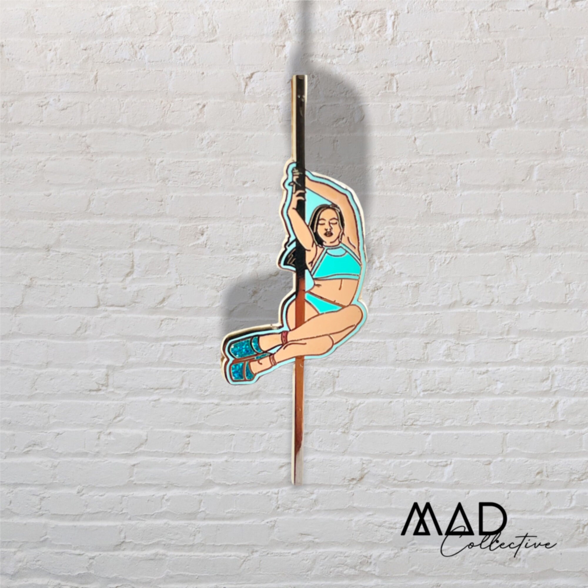 Pole Dancer Glitter Enamel Pin Bundle - Etsy