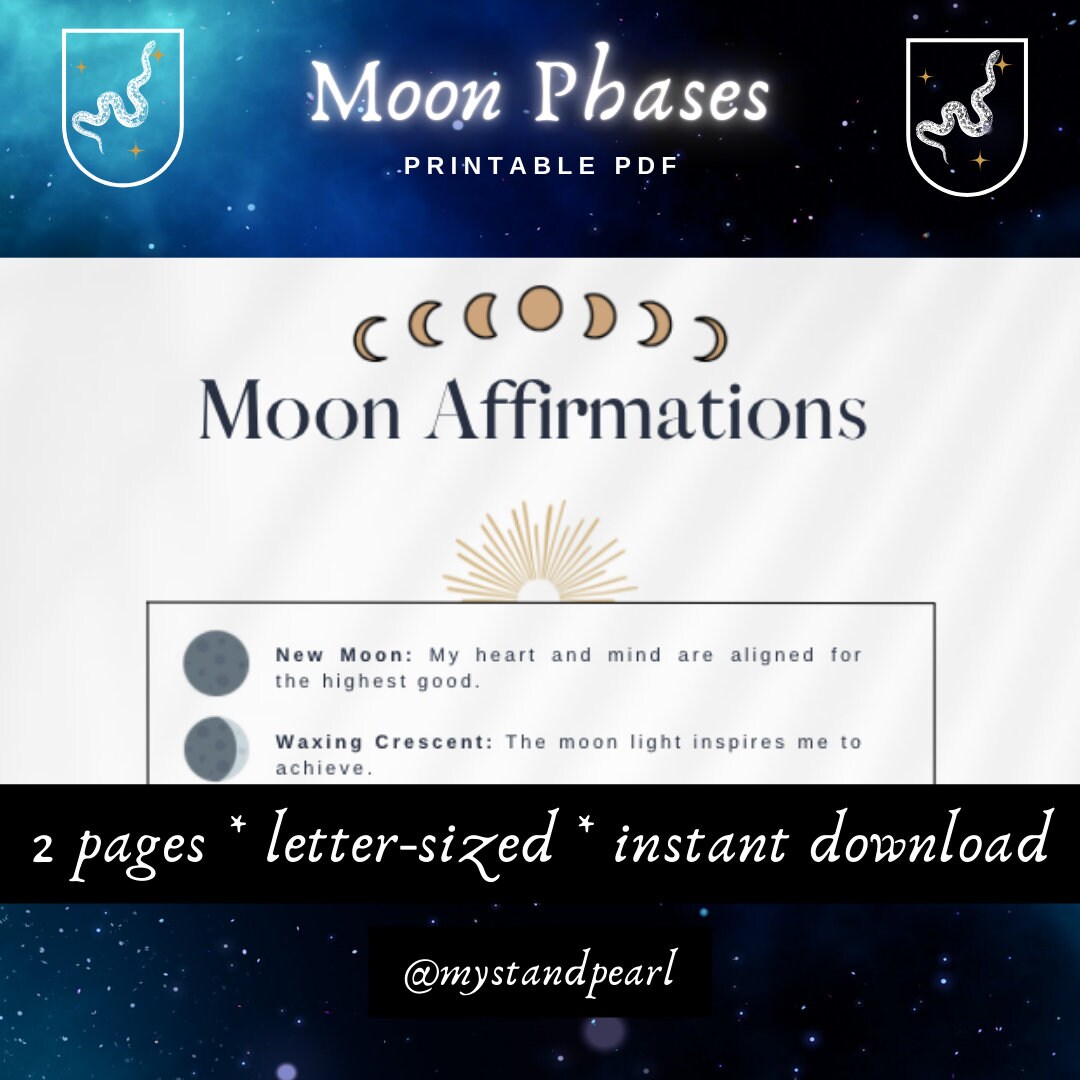 Moon Phase Book | Moon Phase Cheatsheet, Moon Phases, Grimoire, Book of Shadows, Astrology, Moon ...