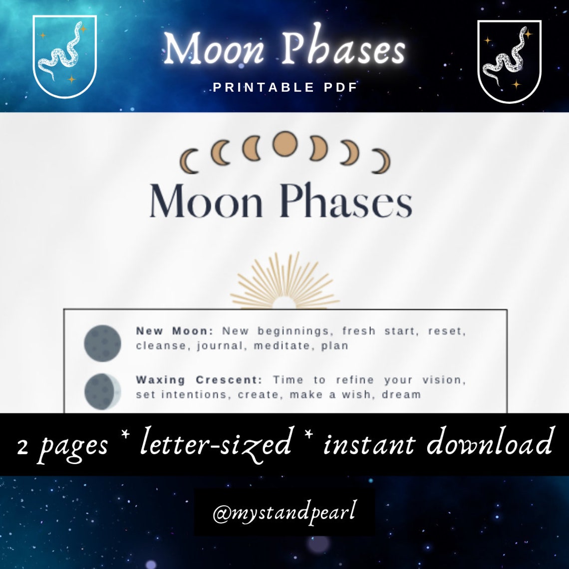 Moon Phase Book | Moon Phase Cheatsheet, Moon Phases, Grimoire, Book of ...