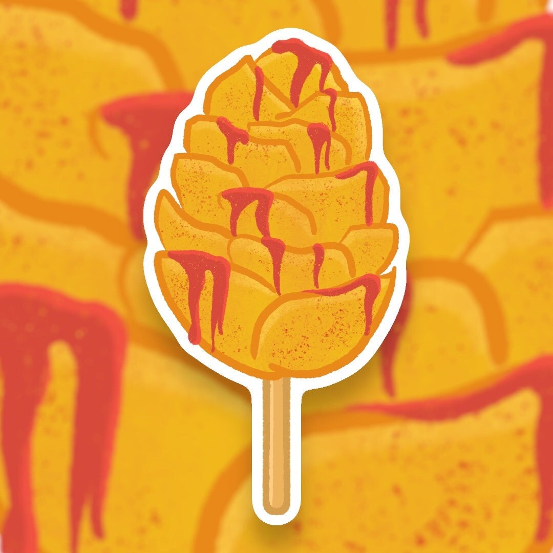 Mango Flower on a Stick Mexican Sticker - Etsy