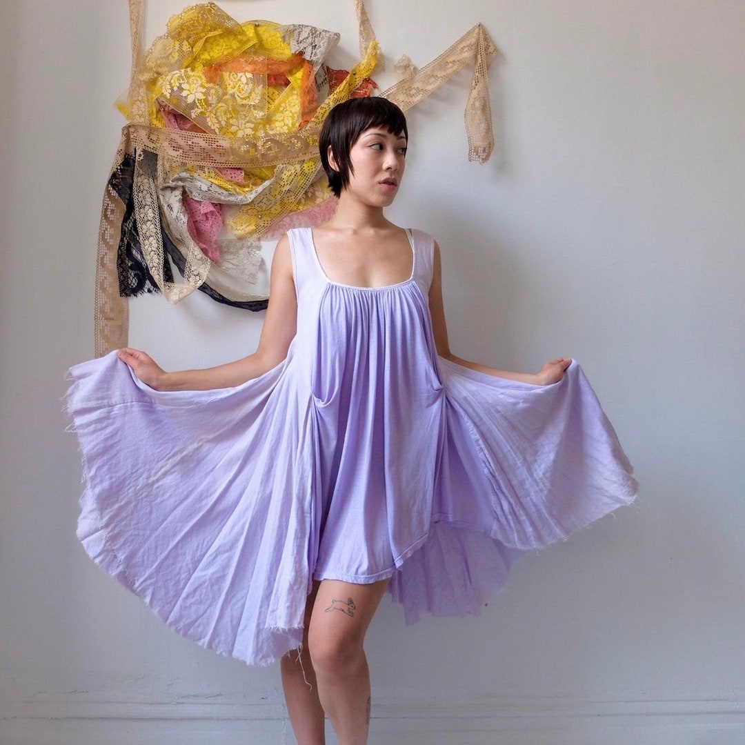 UNRULY Japanese Lilac Flaunt Flowy Dress - Etsy