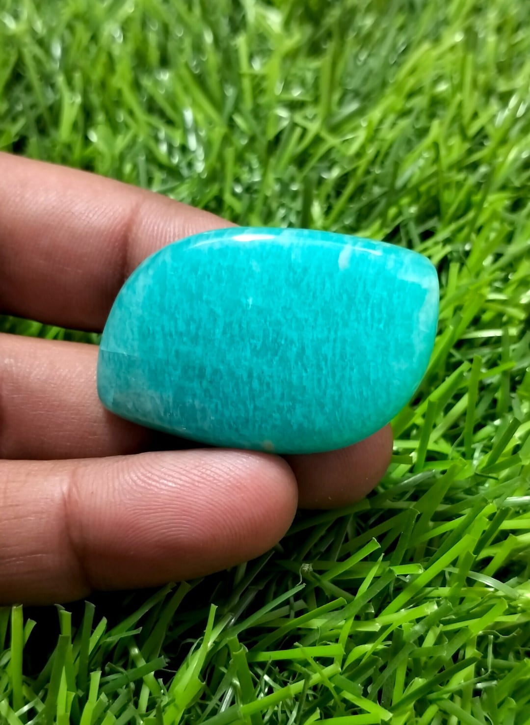 Natural Amazonite Cabochon / High Quality Amazonite Gemstone / Rare ...