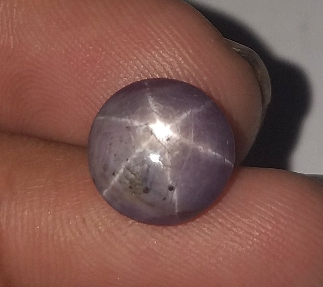 5 CT, Natural Star Ruby, Round Starruby, Starrubyring, Sterlingsilver ...