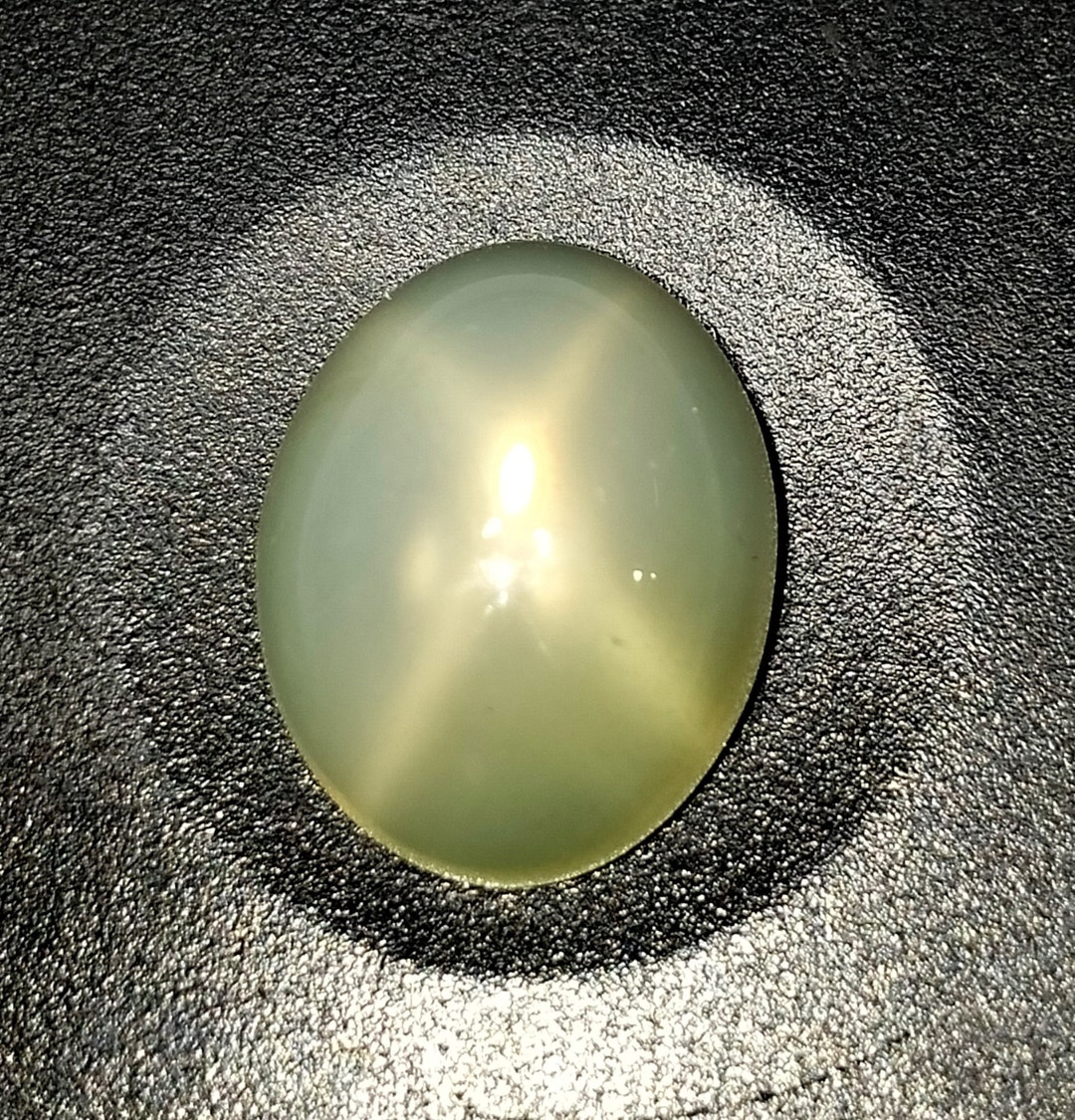 Yellow Moonstone 4 Line Star Cab, Moonstone Gemstone, Natural Gemstone ...