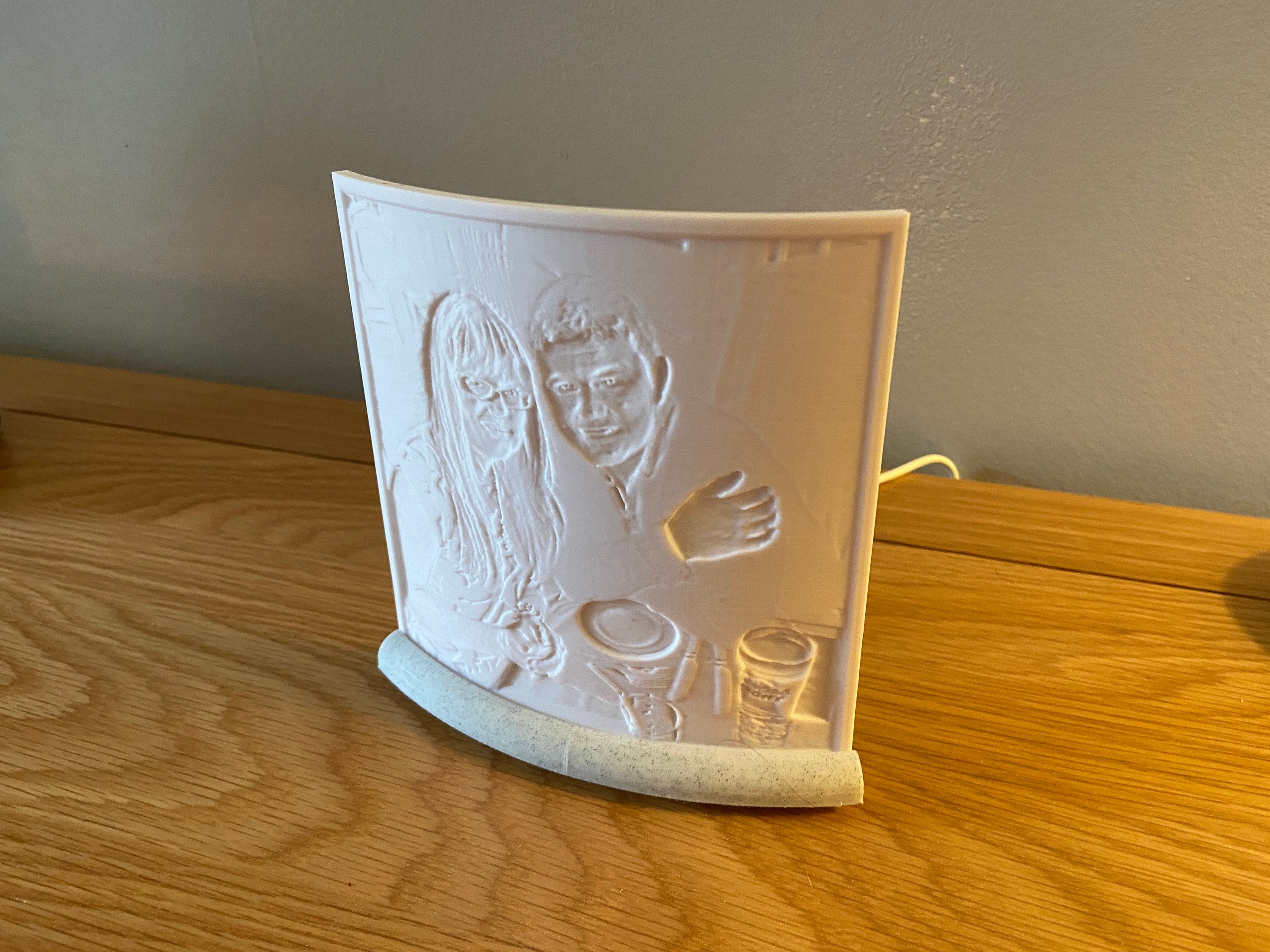 3D Printed Lithophane Lamp - Etsy UK