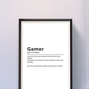 Gaming Poster Wall Decor, Video Game Posters, Bedroom Printable Wall ...