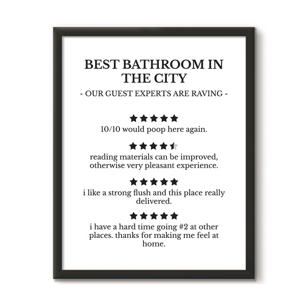 Guest Bathroom Sign - Etsy