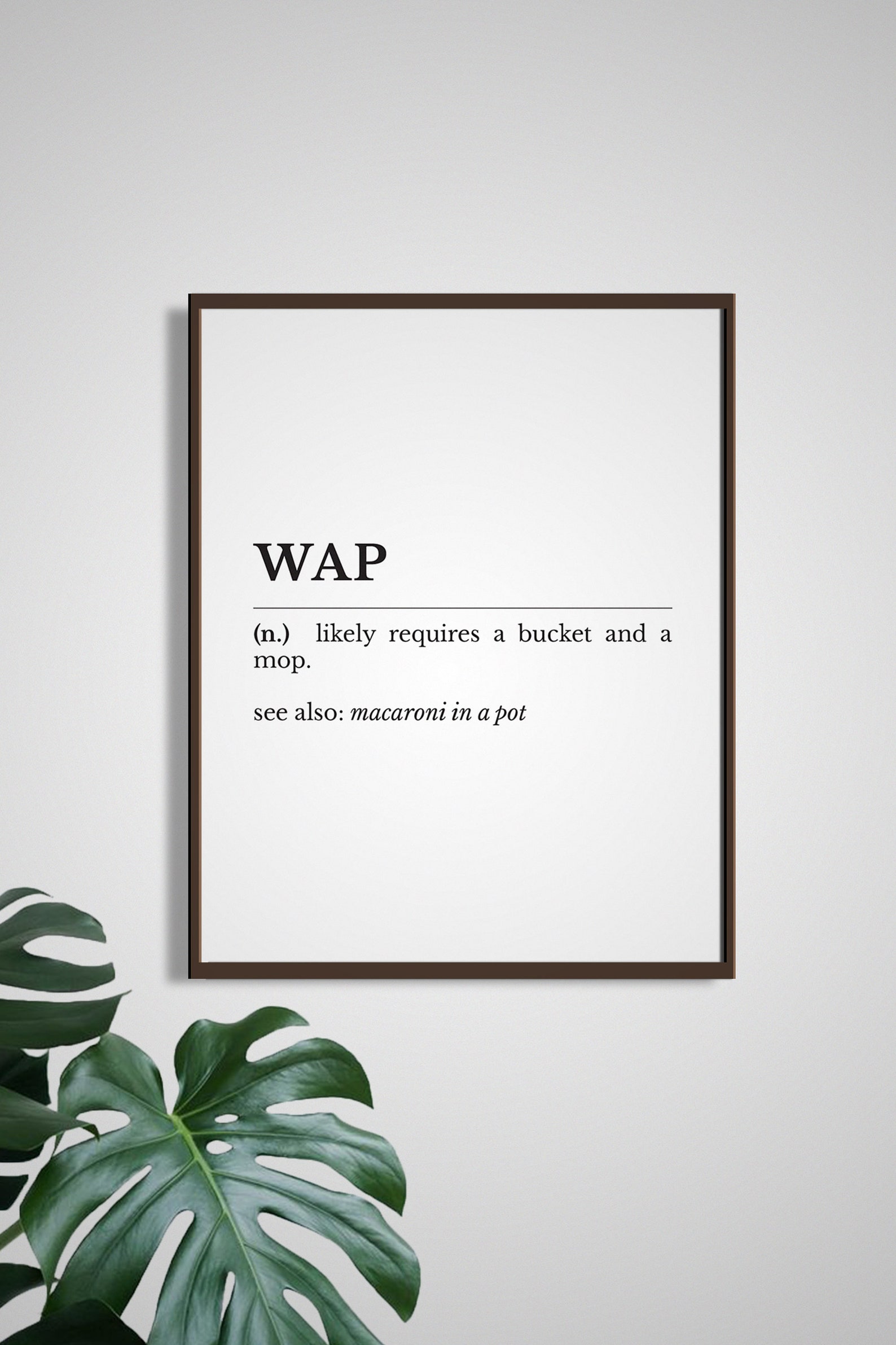 WAP Definition Print, WAP Art Print, Funny Home Decor, Dorm Room Gift ...