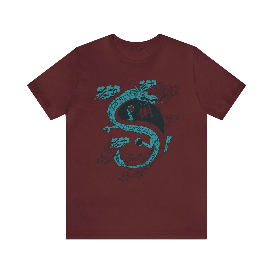 Chinese Dragon T-shirt, Yin & Yang Dragon, Dragon Art T-shirt, Chinese ...