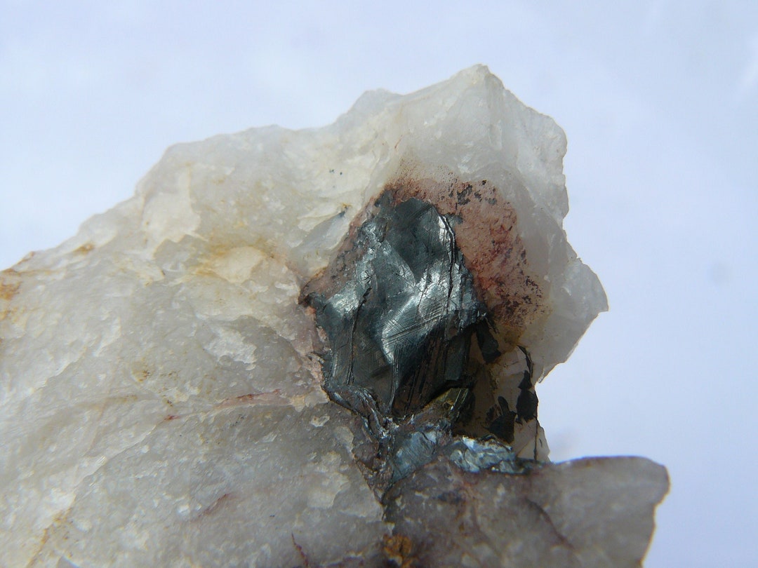 Carrollite on Calcite - Kamoya South II Mine, Katanga, DR Congo ...