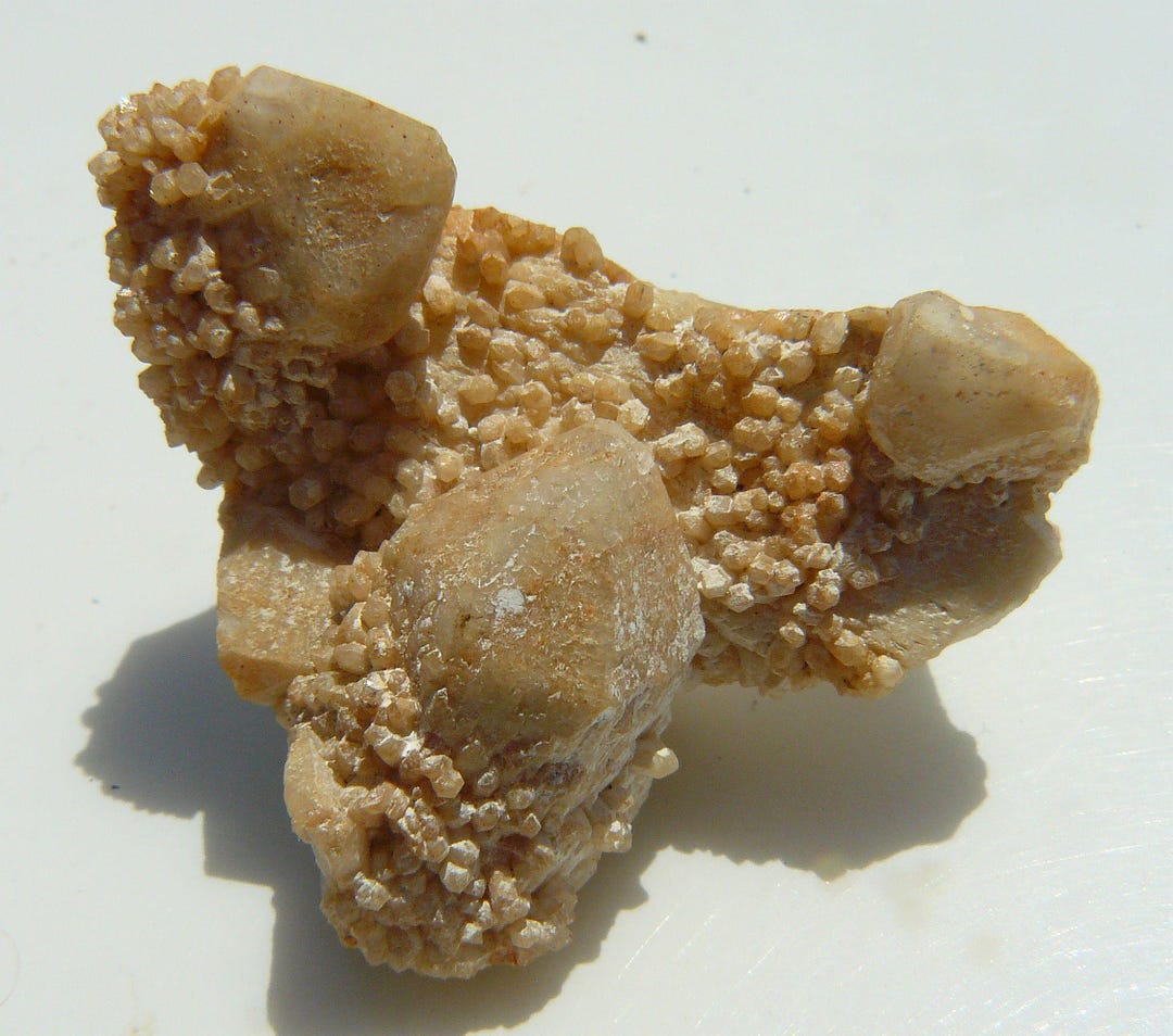 Quartz Cluster - Goonvean China Clay Pit, Cornwall, UK - Two ...