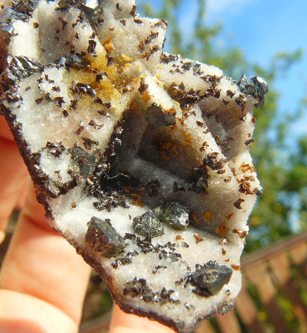 Quartz Epimorph après fluorite avec ankérite et sphalérite Rampgill ...