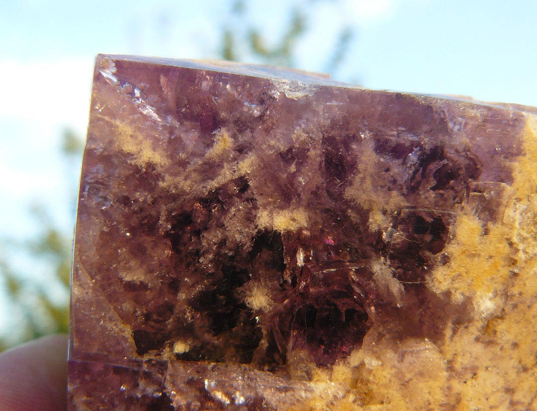 Fluorite Hollywell Mine, Rogerley Quarry - Huge 90mm Crystal ...