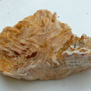 Quartz on Baryte barite Cockscomb Crystals With Cerussite Mibladen ...