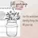 Fill Your Cup Self Care Worksheet for Self Love Journal - Etsy