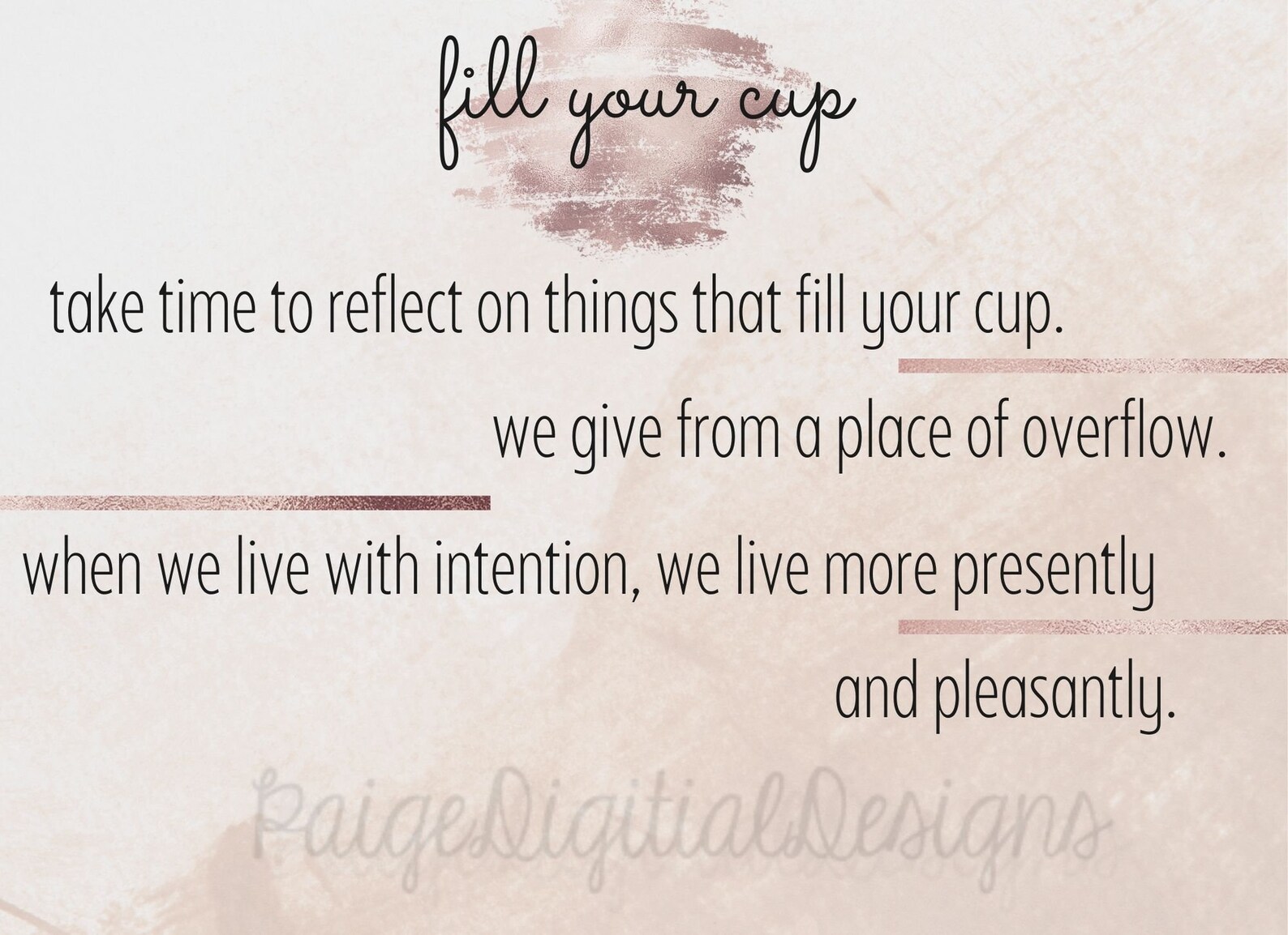 Fill Your Cup Self Care Worksheet for Self Love Journal - Etsy